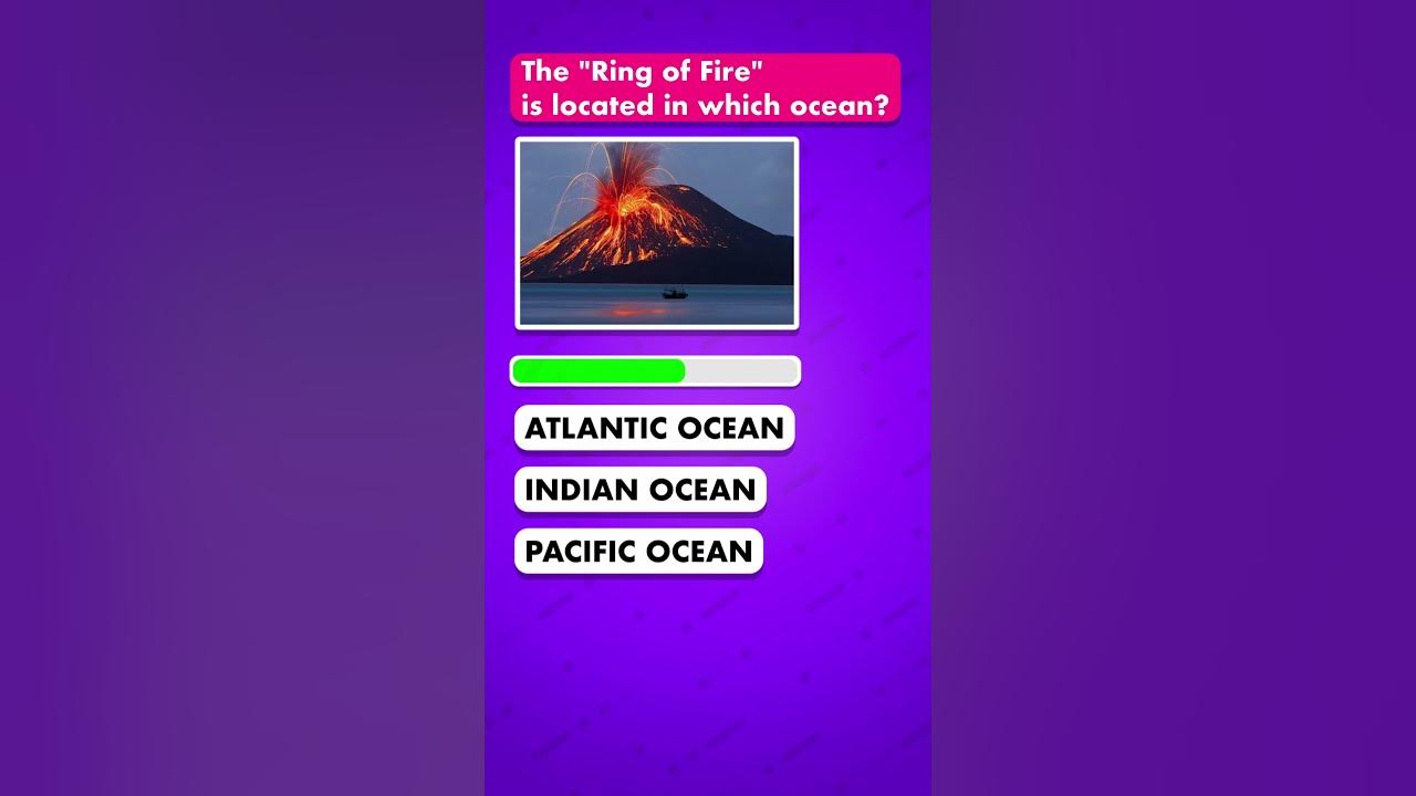 Dive into the fiery mysteries of the Ring of Fire! 🌋🔍 #Quiz #Geography ...