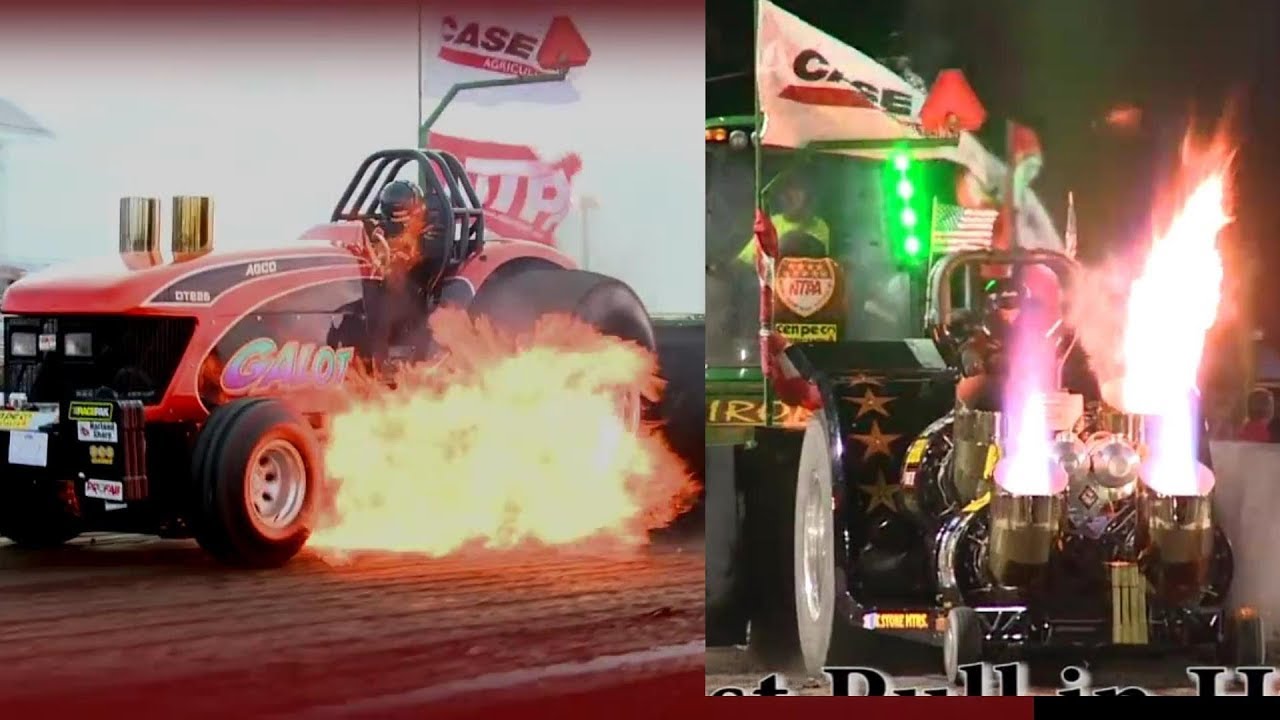 PULLING TRACTOR Intro of -THUNDER PULLING - YouTube
