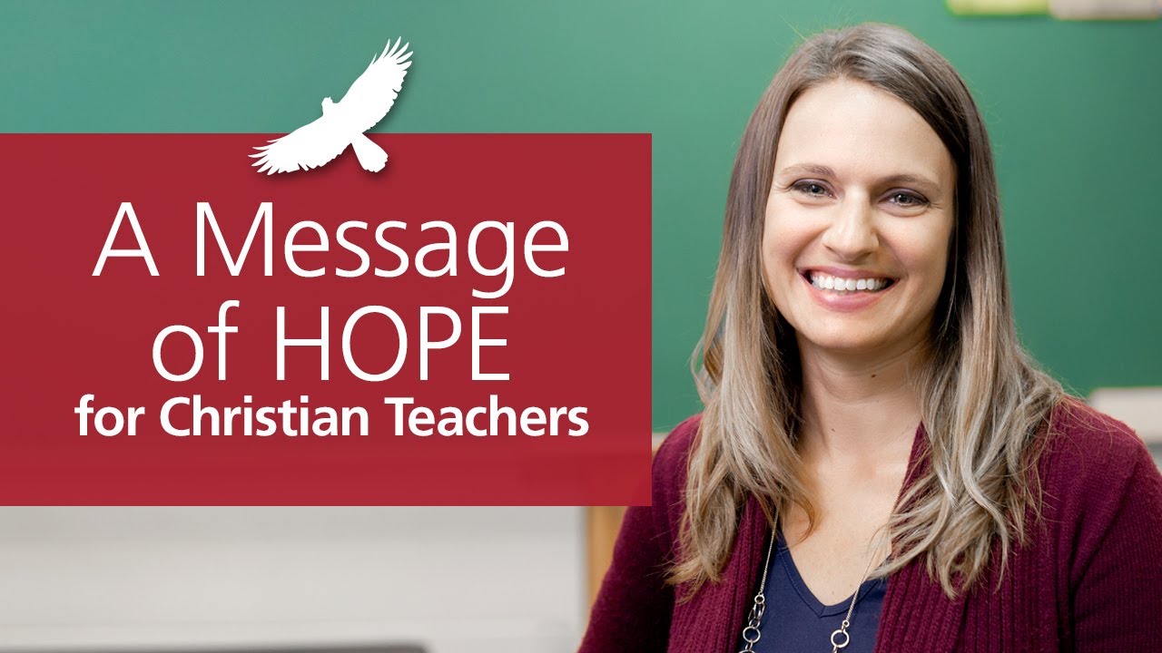 A Word of HOPE for Christian Teachers in 2021 - YouTube