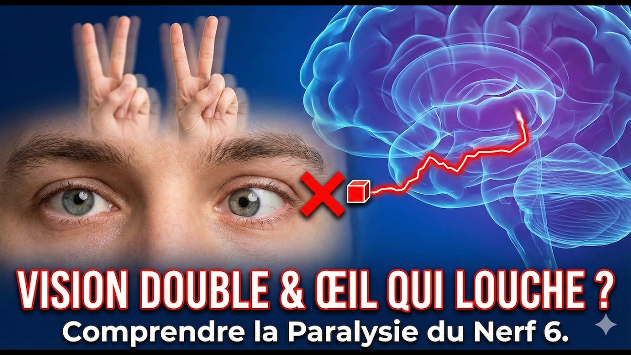 Paralysie du VI : Symptômes et comment se sortir de cette vision double - YouTube