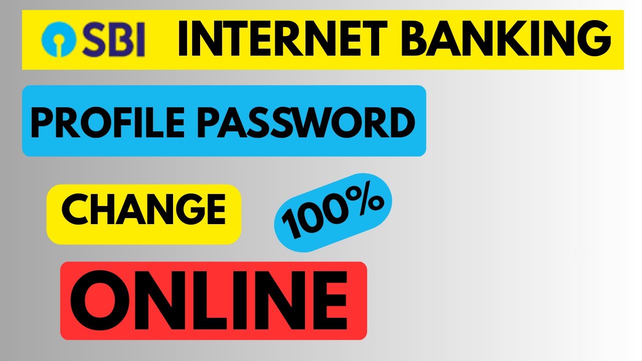 How to Change Profile Password in SBI internet Banking Online - YouTube