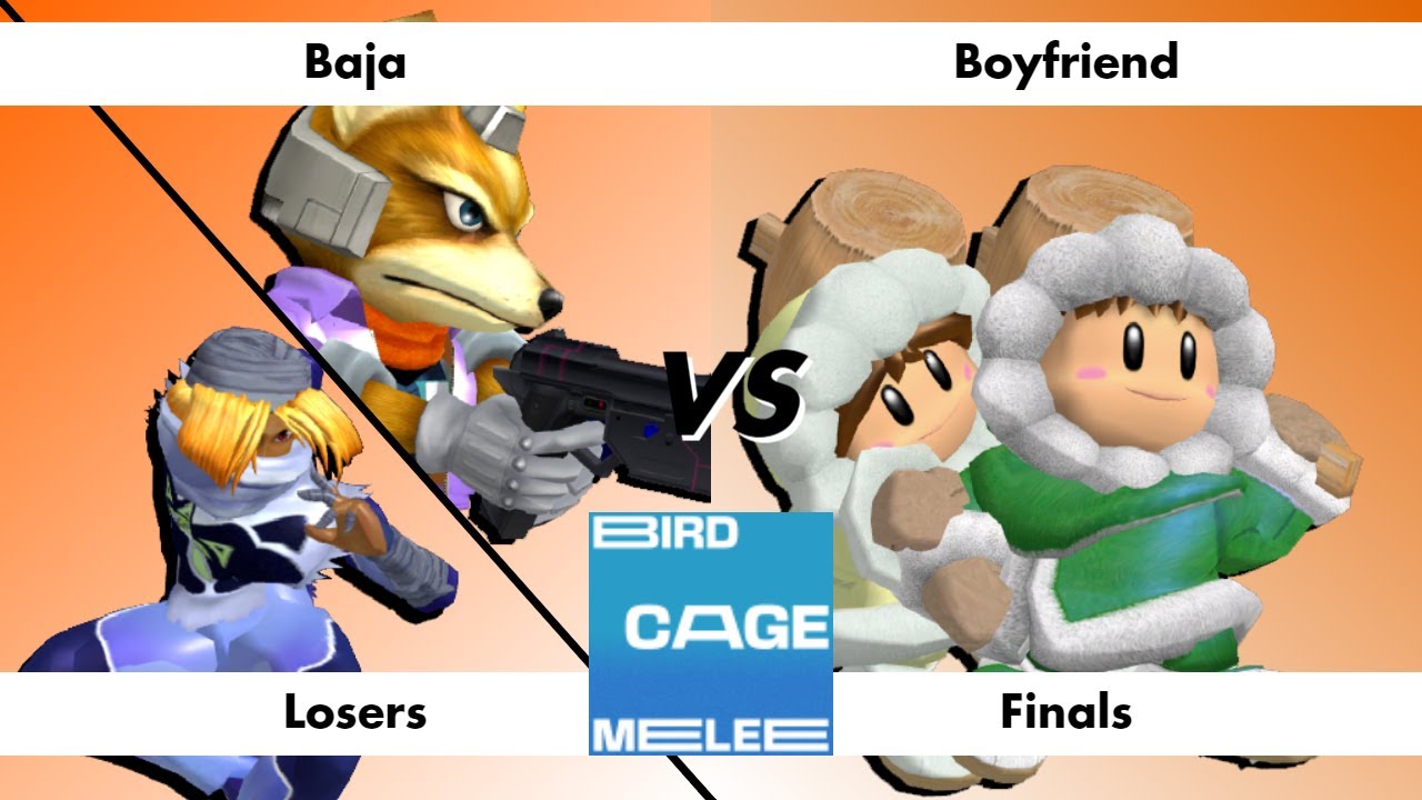 Birdcage Melee #8 Losers Finals Baja Fox,Sheik vs Boyfriend Ice ...