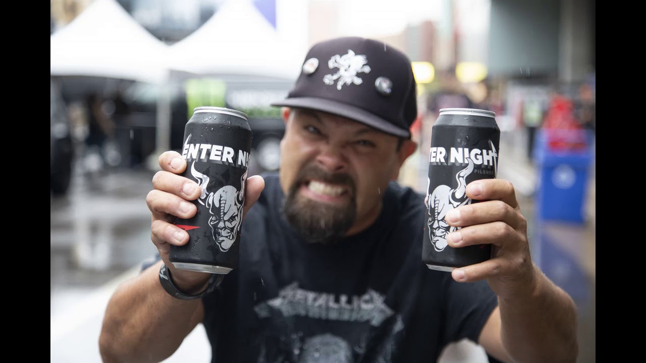 Metallica Reveal New 'Enter Night' Pilsner Beer - YouTube