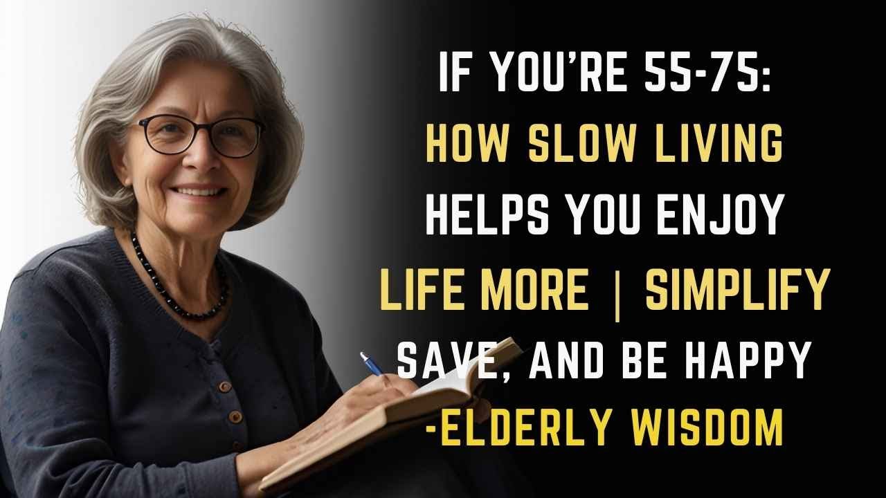 If You're 55-75 – How Slow Living Helps You Enjoy Life More | Simplify ...