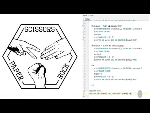 ROCK PAPER AND SCISSOR GAME IN PYTHON | HOW TO CREATE ROCK PAPER AND ...