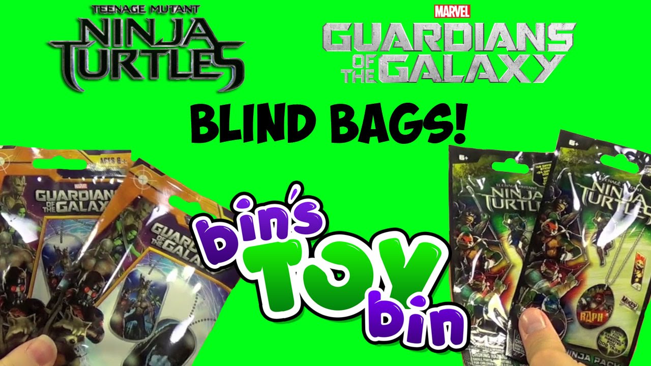 Ninja Turtles & Guardians of the Galaxy Dog Tags Blind Bags Opening! by ...