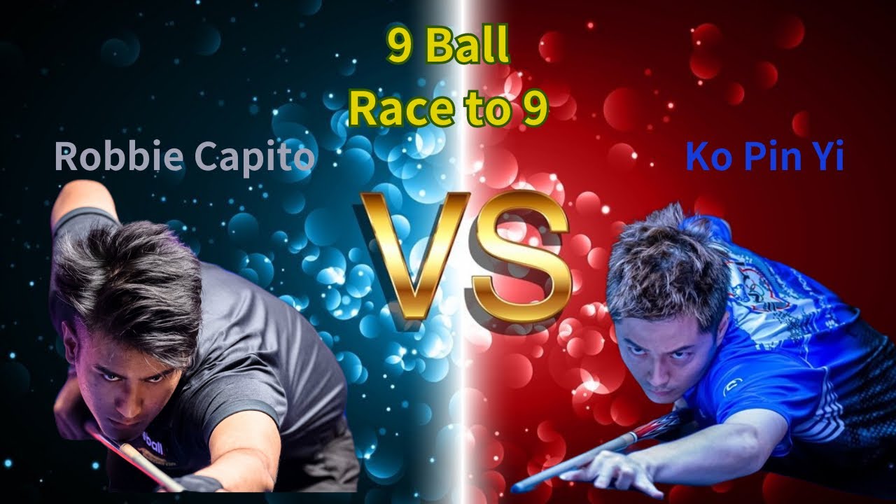Robbie Capito VS 柯秉逸 Ko Pin Yi day 2 Warm-Up Games of World Pool ...