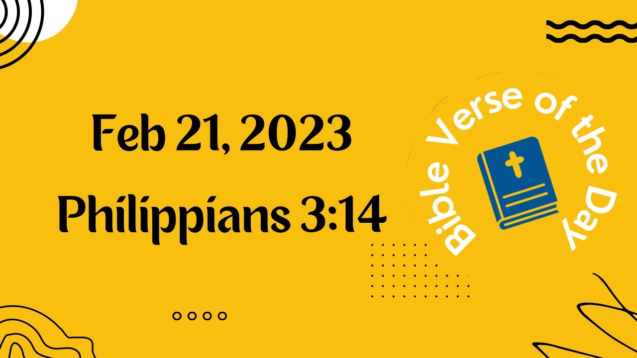 Bible Verse of the day - February 21, 2023 | Word of God | Morning ...