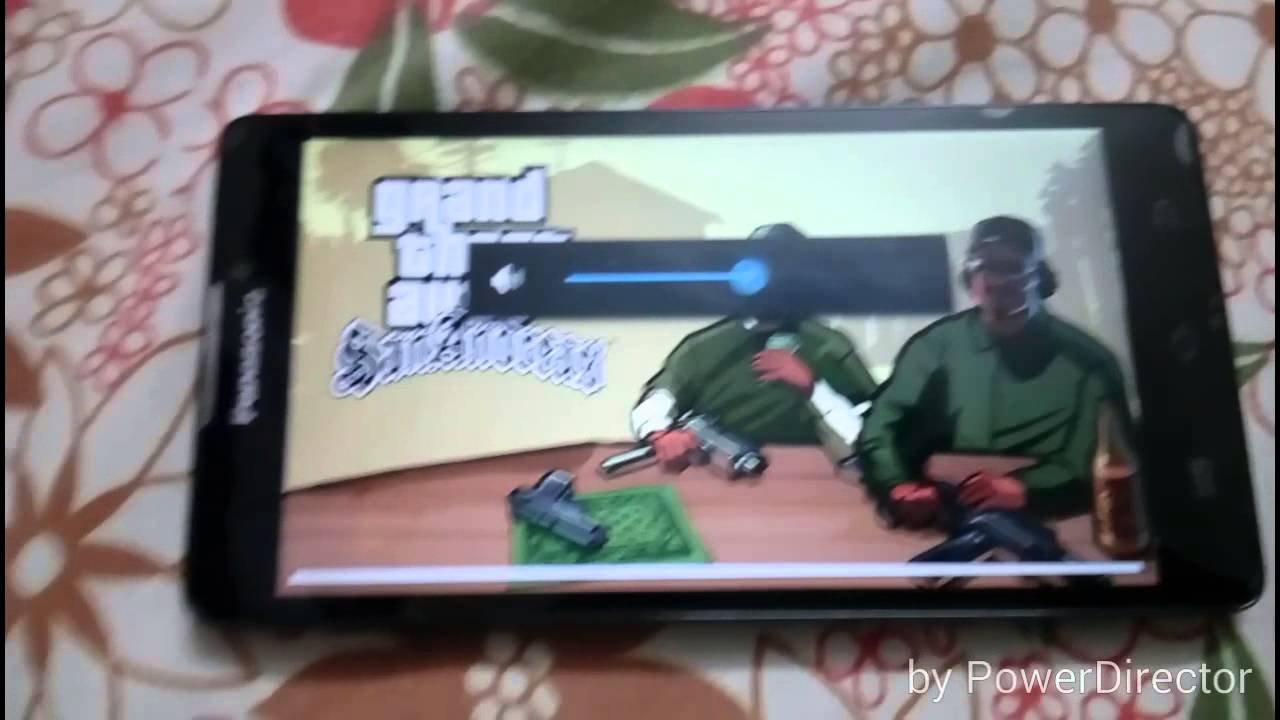 Gta San Andreas in Panasonic p55 - YouTube