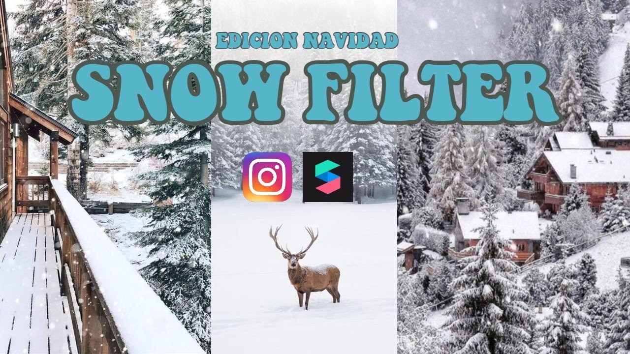 Como hacer filtro COPOS DE NIEVE | SNOW FLAKES FILTER | Spark Ar ...