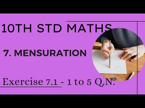 10th std Maths - Exercise 7.1(1 to 5) - YouTube