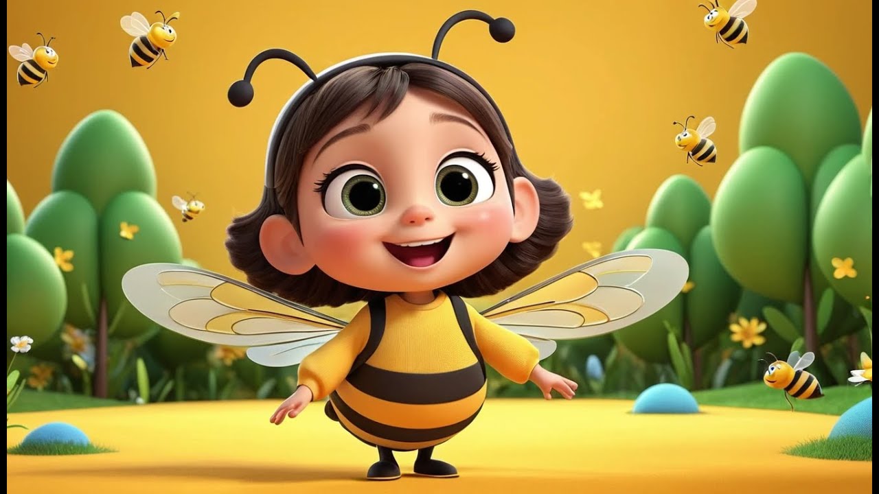 Count the Busy Bees in the Garden | Fun Counting Song for Kids | Nature ...