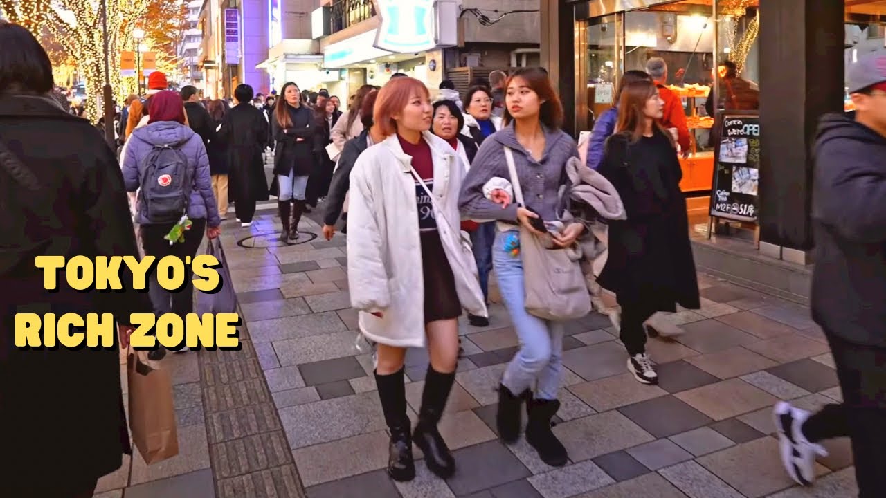 Tokyo's RICHEST District Gets Extremely popular - YouTube