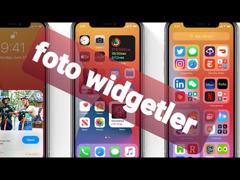 İos 14 de widget ile  istediğiniz fotoraflarınızı Ana ekrana eklem🤔
