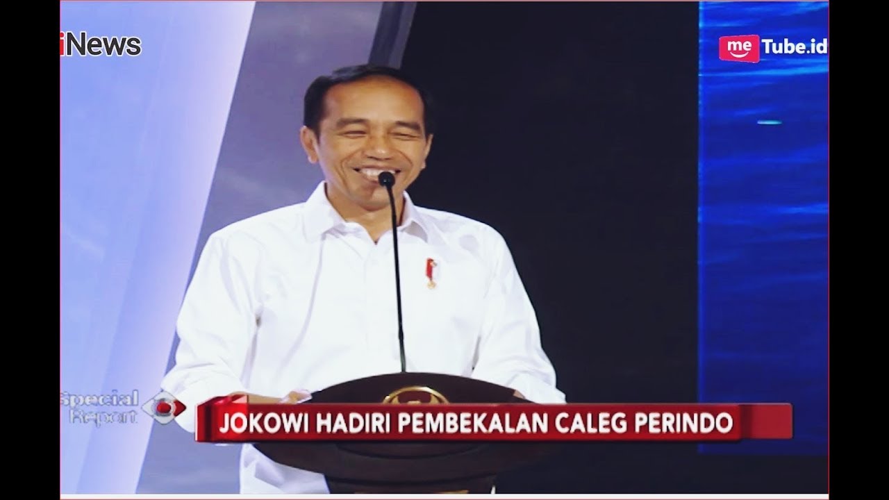 Bekali Caleg Perindo, Jokowi: Istri Saya Hafal Mars Perindo - Special ...
