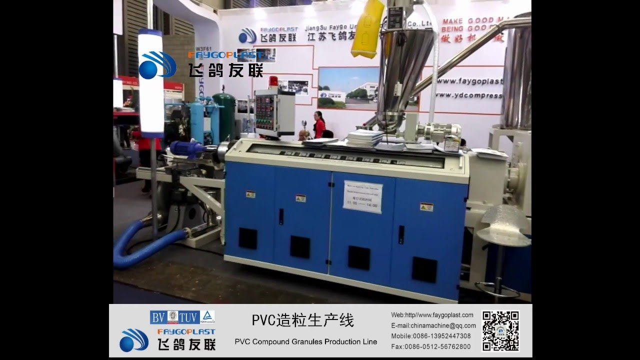 PVC Compound Granules Production Line - YouTube