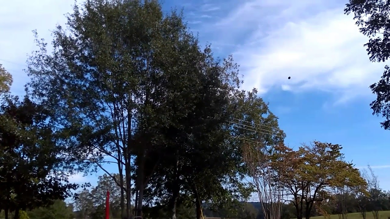 Hinged counterweight trebuchet catapult - YouTube