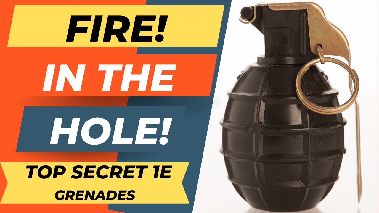 Espionage Tabletop Roleplaying Game: Top Secret 1e - Grenades - YouTube