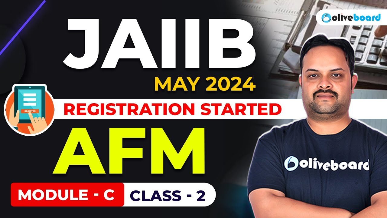 JAIIB May 2024 | JAIIB AFM Module-C Most Important Qus | JAIIB ...