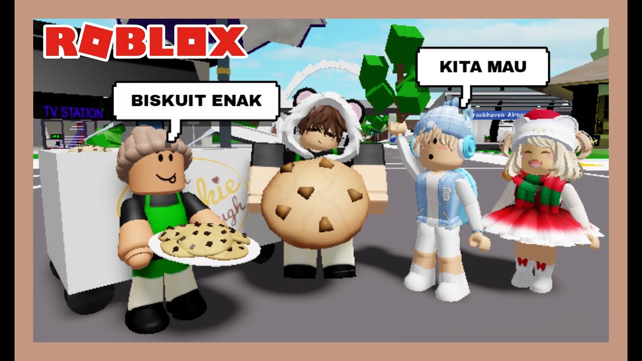 Bo Dan Caca Cobain Biskut Buatanku Yang Paling Enak Di Roblox ...