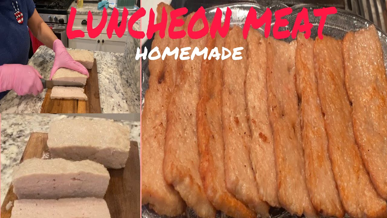 #How to make my homemade LUNCHEON MEAT /easy step by step recipe - YouTube