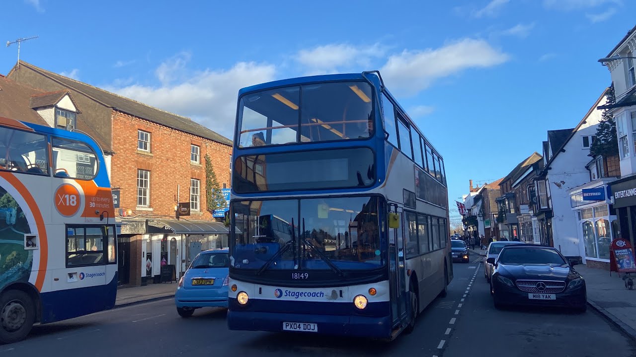 Slow Heap Breakdown Halfway! Stagecoach Midlands 18149 (PX04DOJ)Route ...