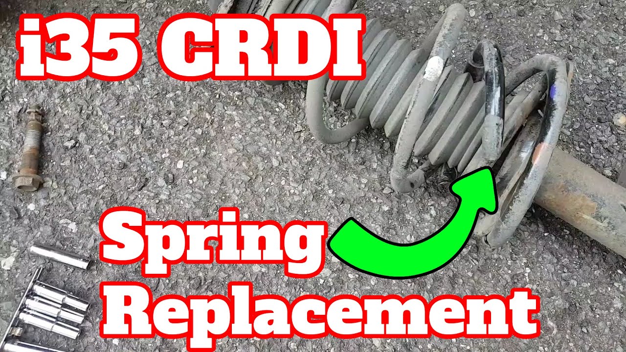 Hyundai i35 front spring replacement... A simple and straight forward ...