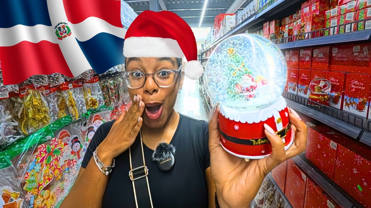La Navidad llega TEMPRANO en República Dominicana. MI PRIMERA VEZ ...