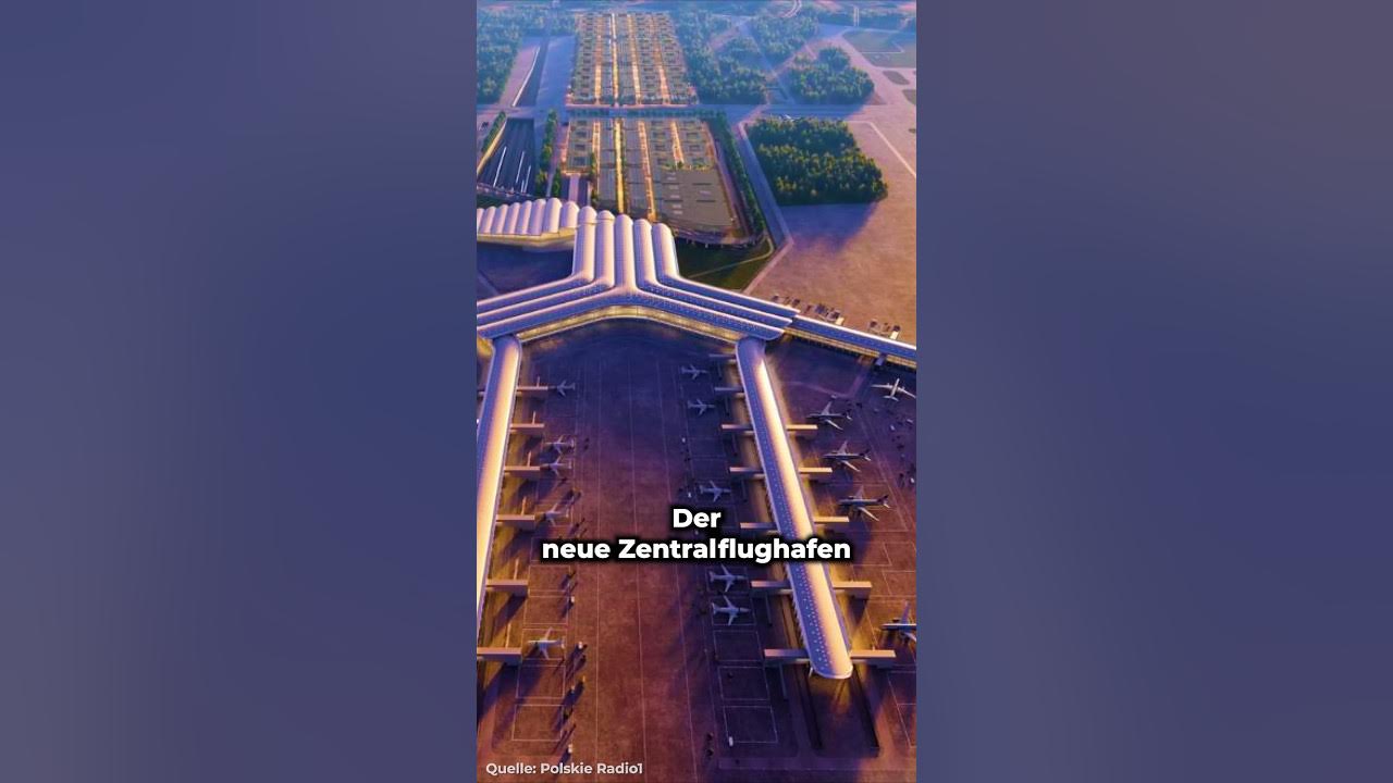 🛫 SO sieht Polens neuer MEGA Flughafen aus! #architektur #flughafen #polen - YouTube