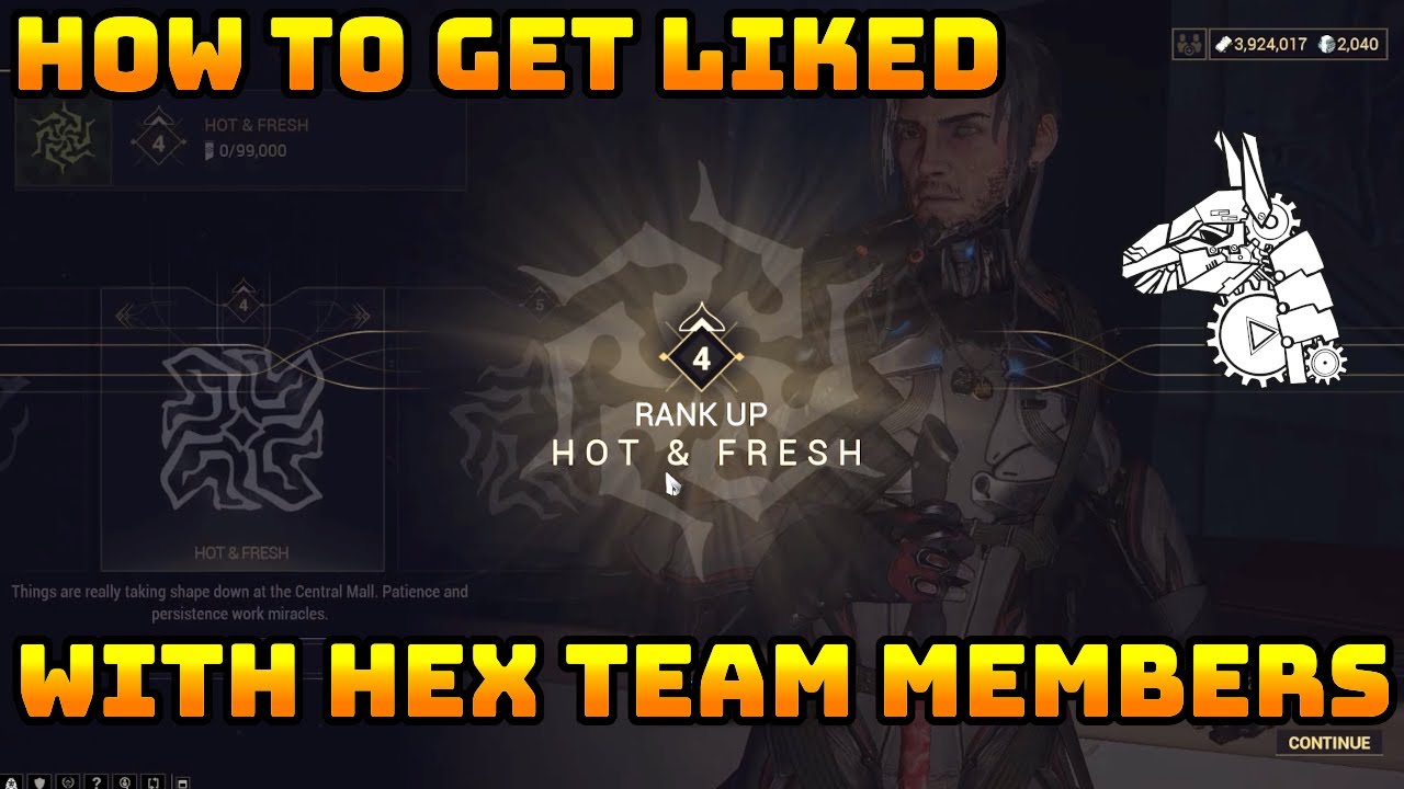Let's Play Warframe - Get Hex Standing To Rank 4 - How to Get Liked by ...