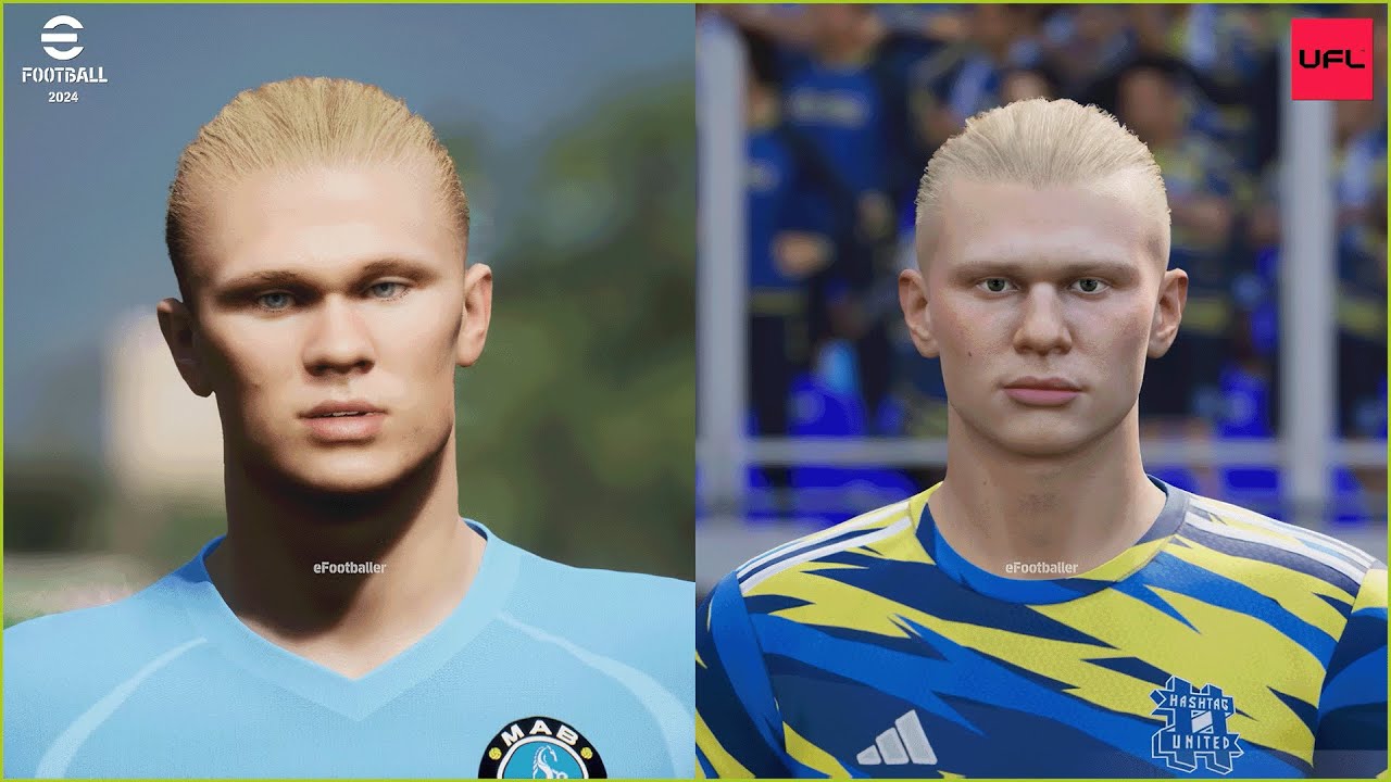 Face Comparison: eFootball vs UFL in 360° 4k - YouTube