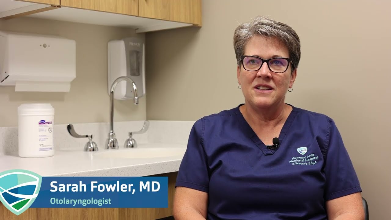 Meet Dr. Fowler, an ENT Specialist at Hayward Area Memorial Hospital ...