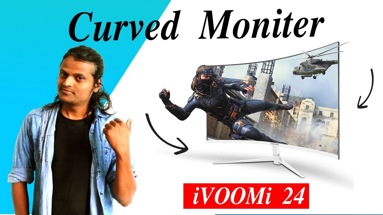 Budget friendly Curved Display Computer Monitor 24 Inch | iVOOMi 24 ...