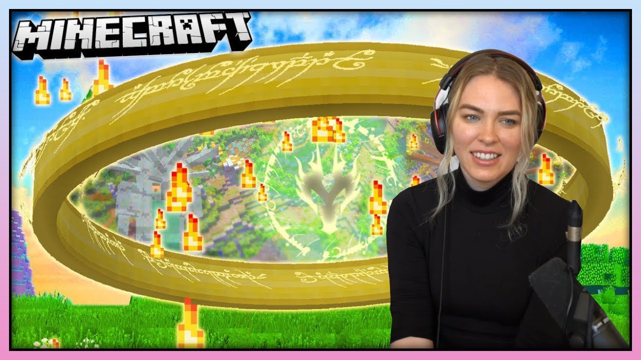 Lord of the rings minecraft with the yarn - YouTube