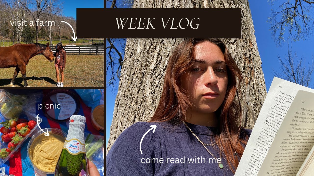 Week Vlog (Working on a Farm, Picnicking, and Hiking) - YouTube
