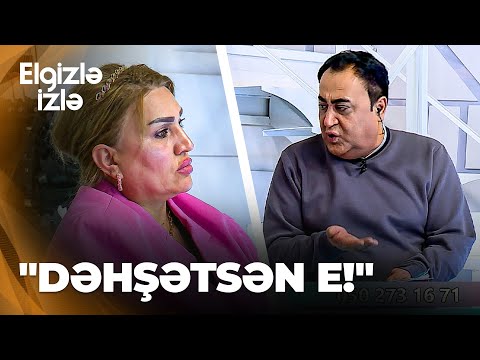 Elgizlə izlə - Nəzakətin iş bəyənməməsi Elgiz Əkbəri əsəbləşdirdi! - 2 saat telefonla danışmışam