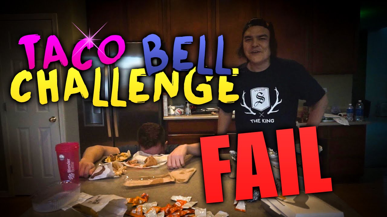 TACO BELL CHALLENGE FAIL - YouTube