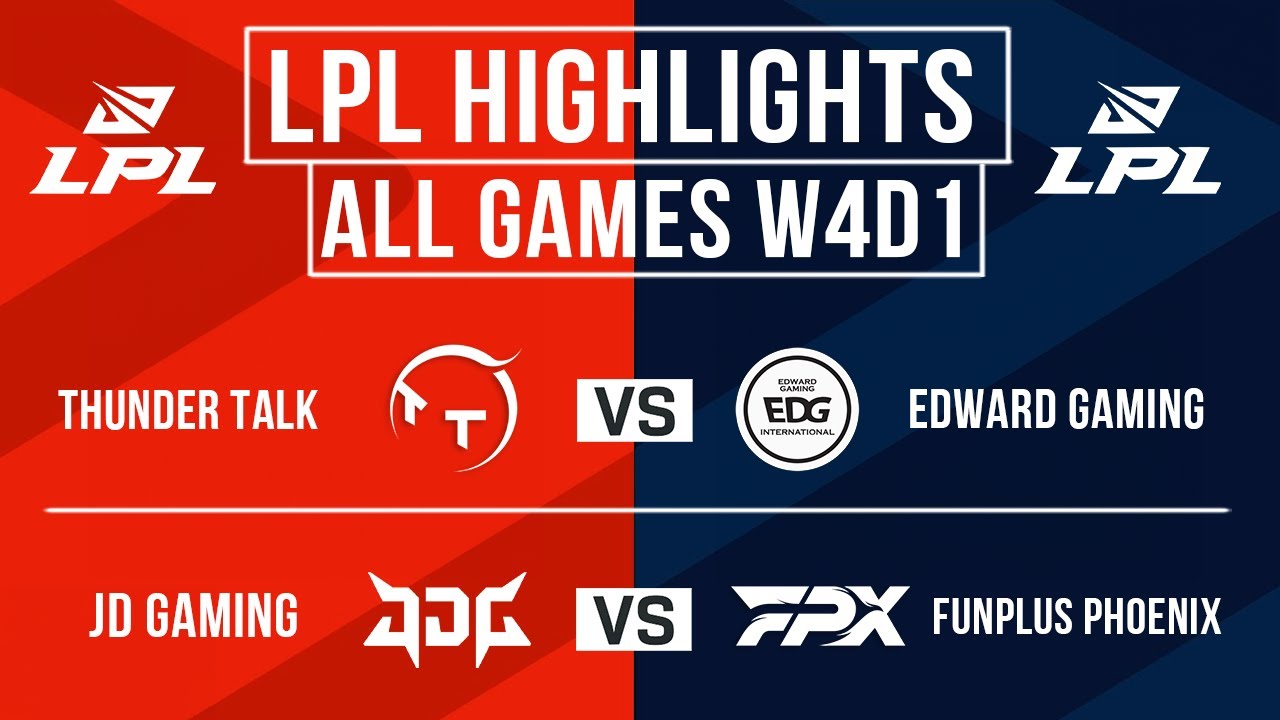 LPL Highlights ALL GAMES Week 4 Day 1 | LPL Summer Split 2024 - YouTube