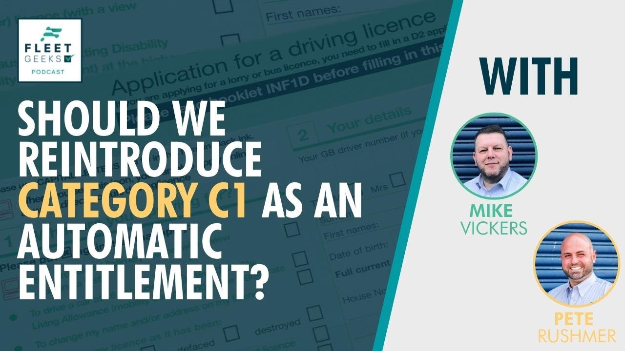 Should we reintroduce Driver License Category C1 as an automatic ...