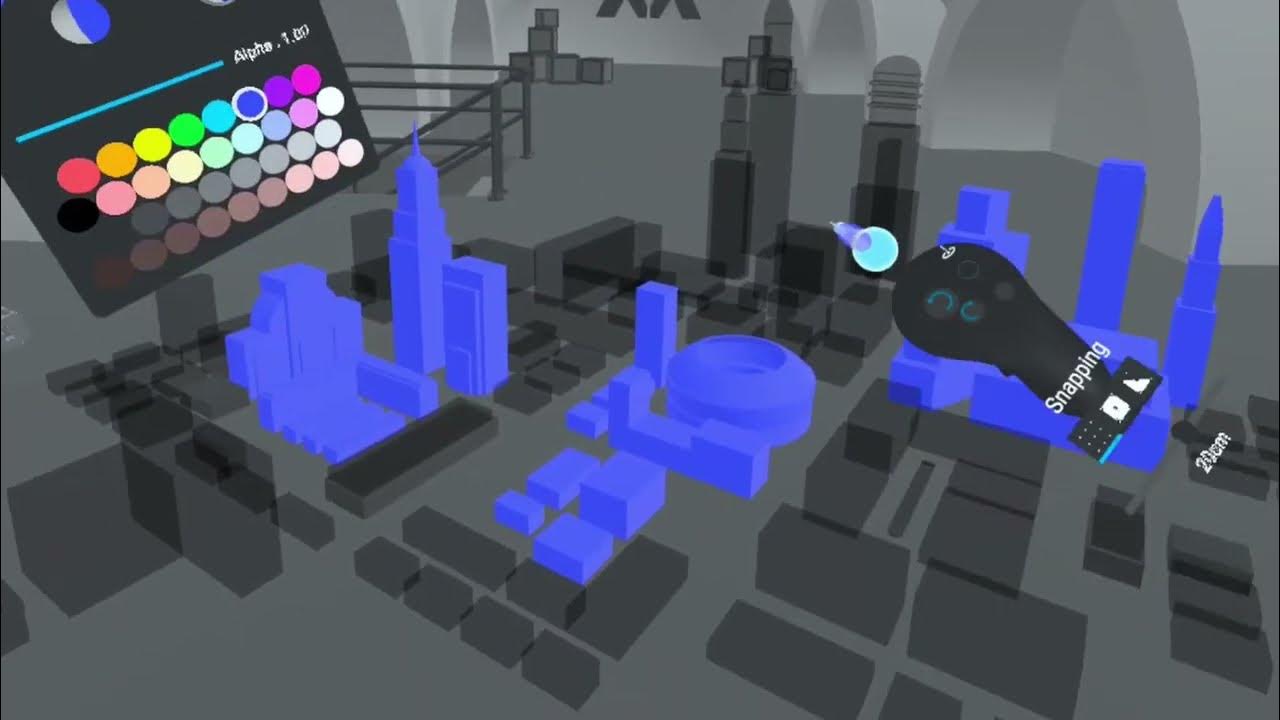 Prototyping VR Game Play in ShapesXR (part 2) - YouTube