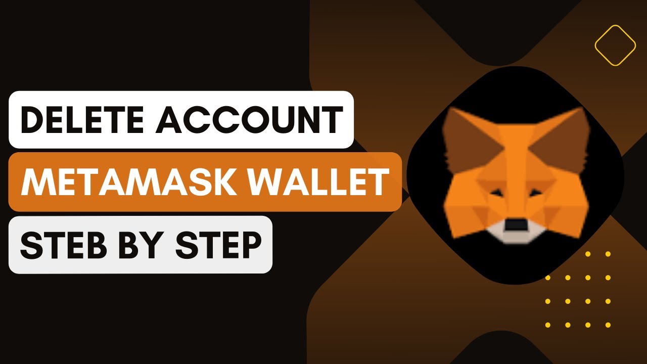 How To Delete Metamask Wallet Account Using Mobile Device 2024 ! - YouTube