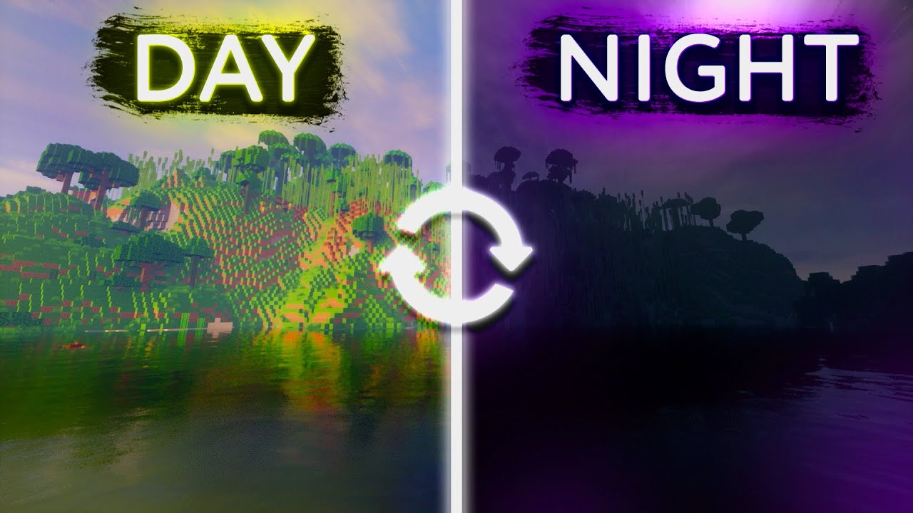 Minecraft Day/Night Timelabs with Chill Music - YouTube