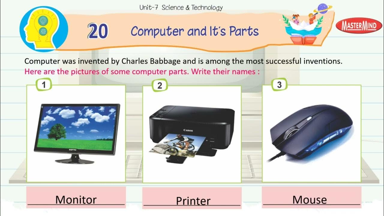 Ch 20 | New Beginning | GK | Class 5 | Computer and It's Parts | For children - YouTube