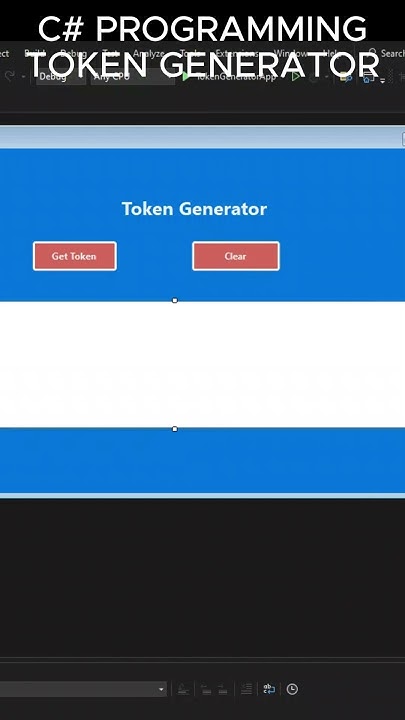 C# Programming Token Generator #shorts #coding #csharpprogramming #viral #programming #html ...