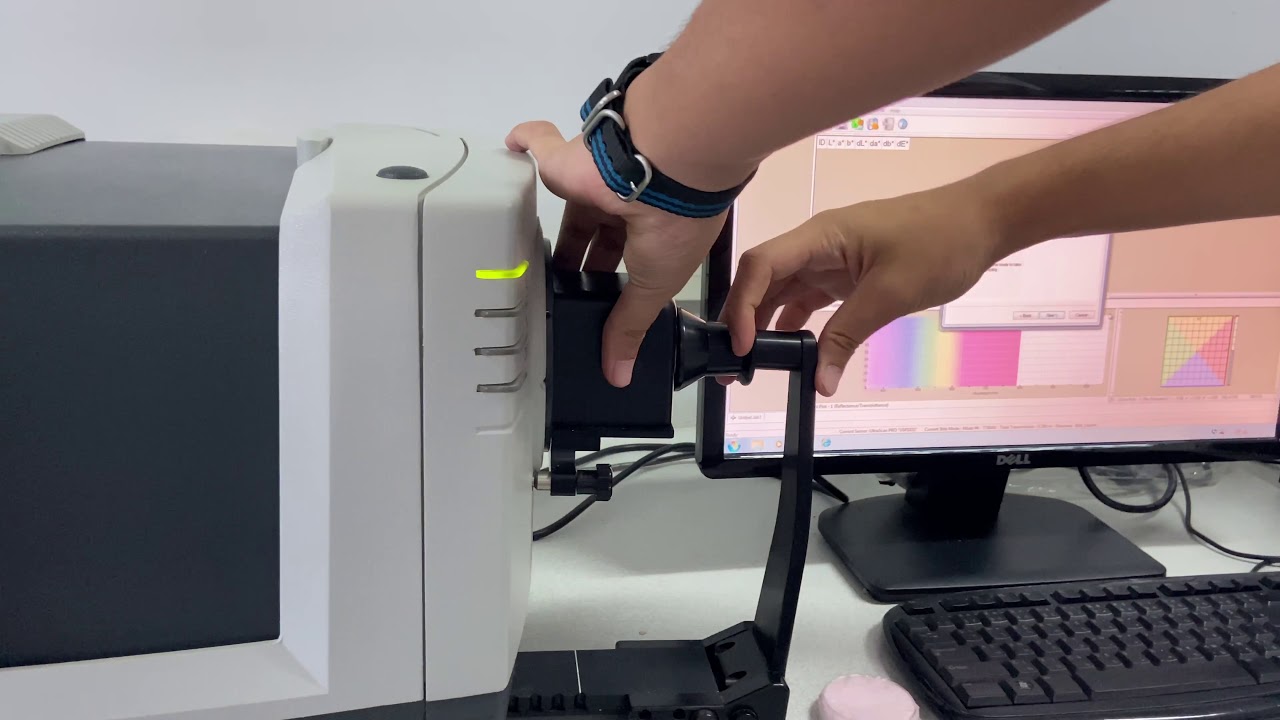 วิธีการใช้เครื่อง Spectrophotometer ยี่ห้อ HUNTERLAB รุ่น UltrascanPro ...