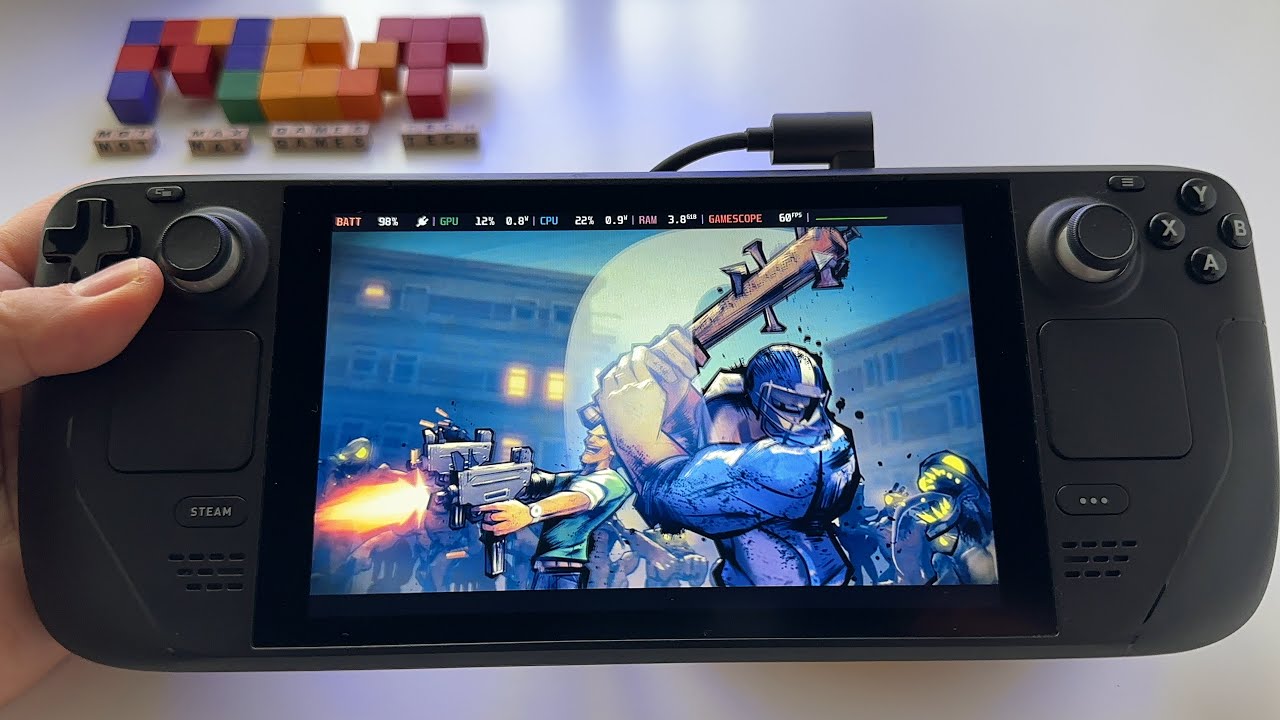 Final Exam - Steam Deck gameplay (2.5D side scrolling game) - YouTube