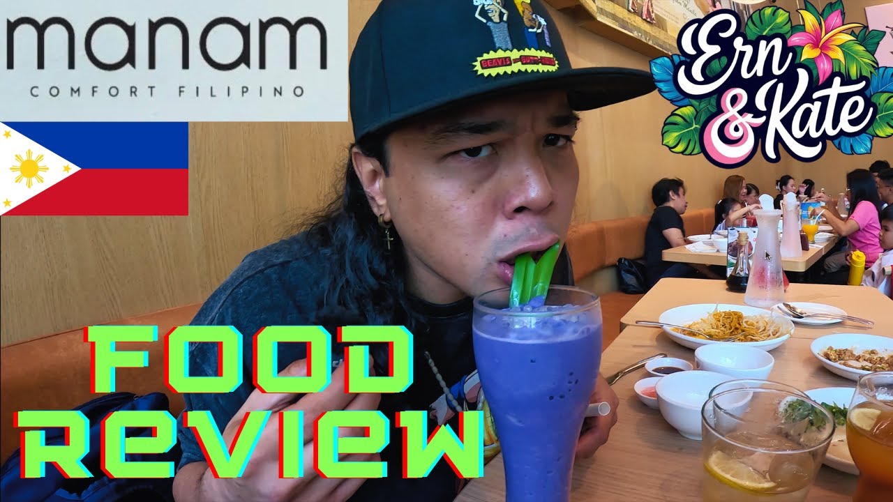 Manam Comfort Filipino Food Review In Manila 4K - YouTube
