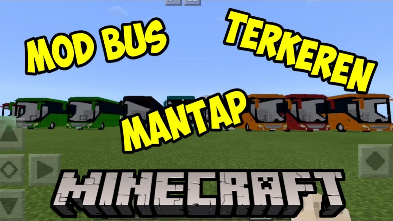 Mod bus keren minecraft pe!!! - YouTube