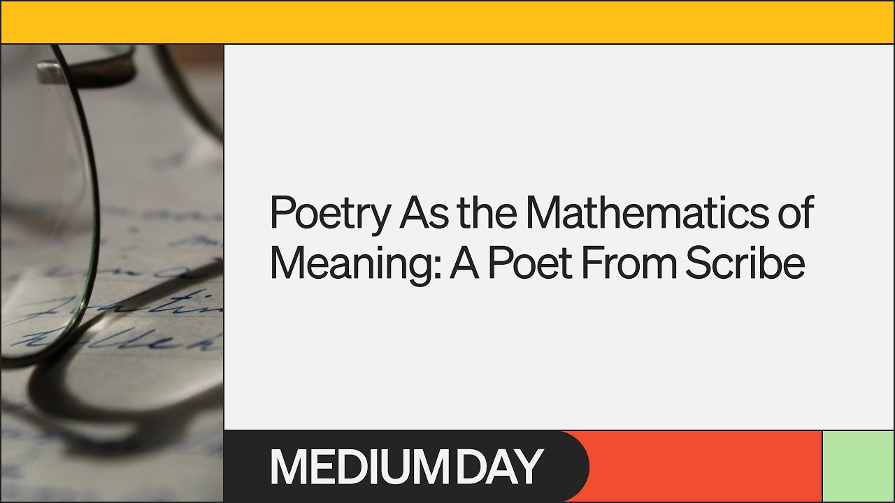 Poetry As the Mathematics of Meaning: A Poet From Scribe | Bradley ...