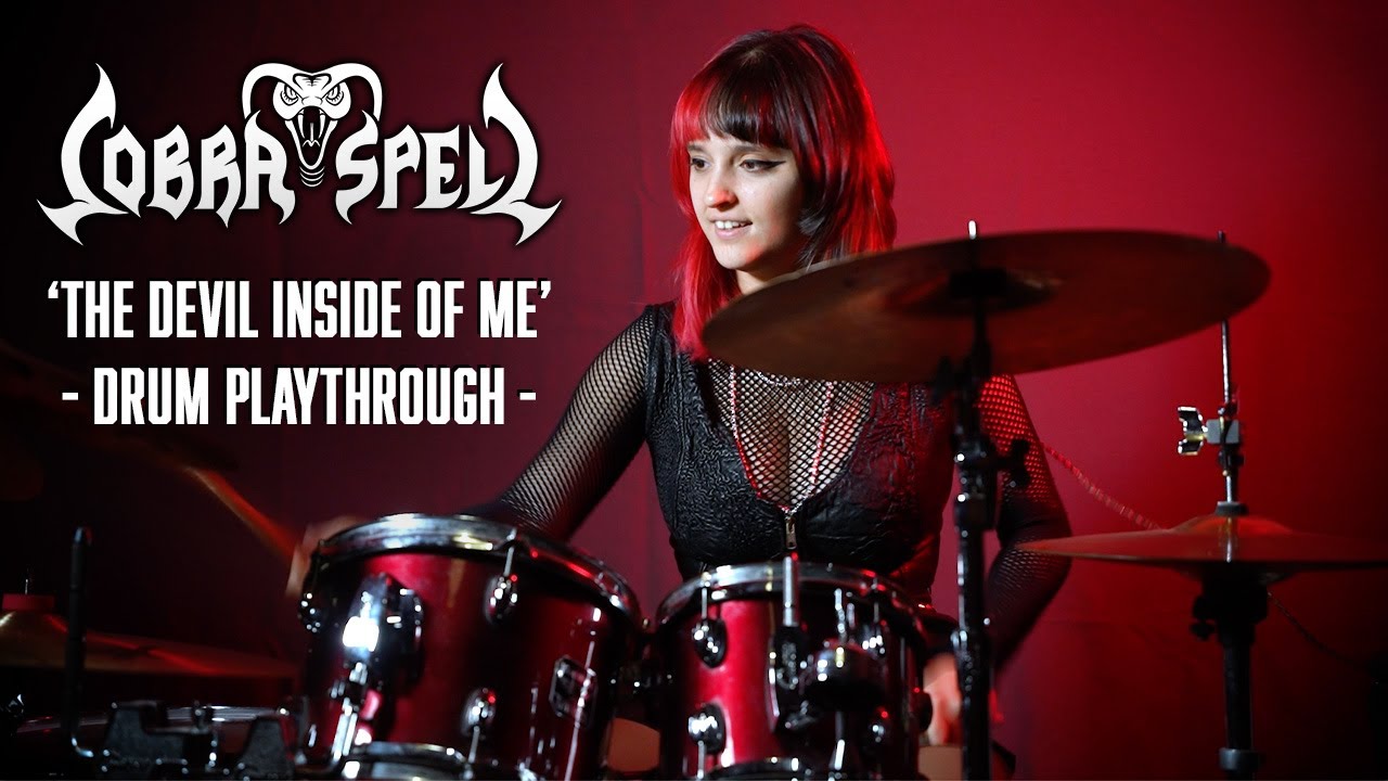 COBRA SPELL - The Devil Inside of Me (Drum Playthrough by Hale Naphtha ...